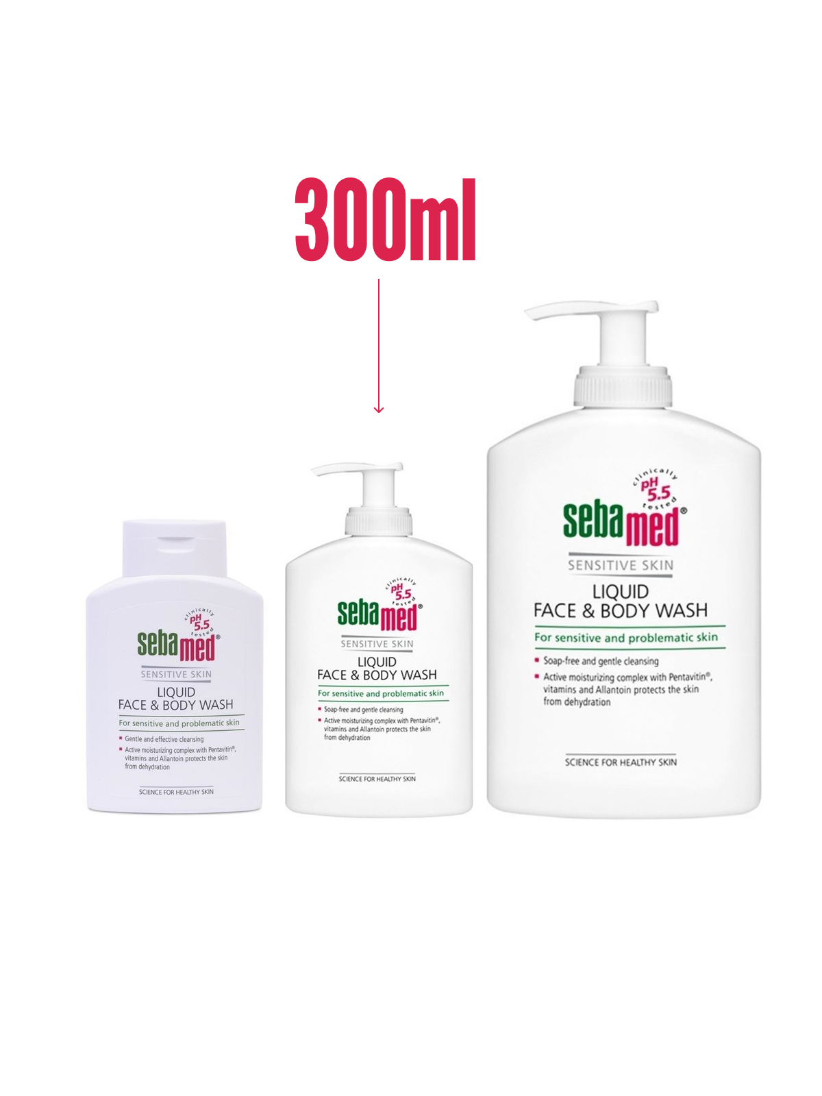 Sebamed Liquid Face & Body Wash 300ML